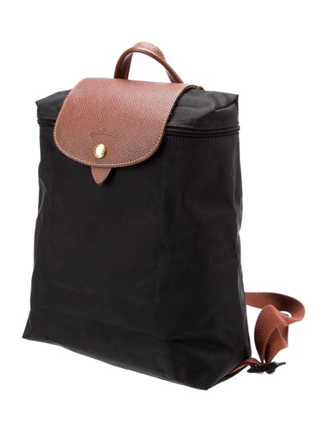 Longchamp Nylon Le Pliage Backpack Black Backpacks Handbags