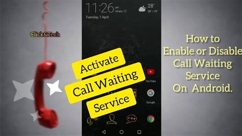 How To Enable Or Disable Call Waiting Service On Android Youtube