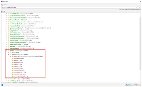 selenium webdriver how to get proxy setting from chromedriver in java
