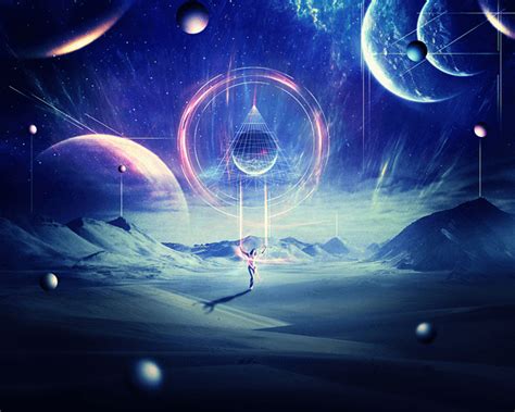 create an abstract sci fi scene with photoshop photoshop tutorials