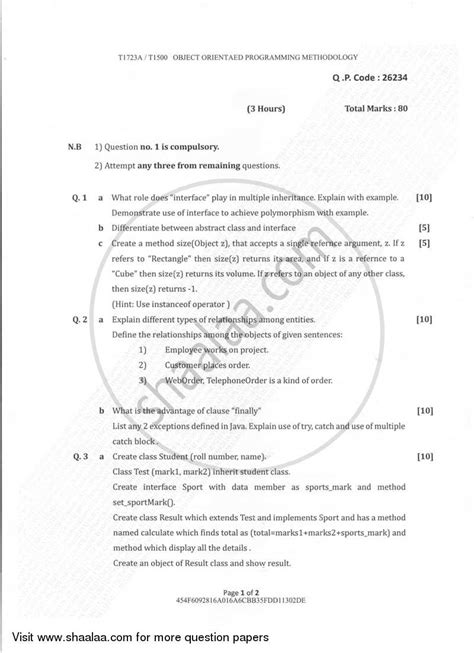 object oriented programming methodology 2017 2018 be