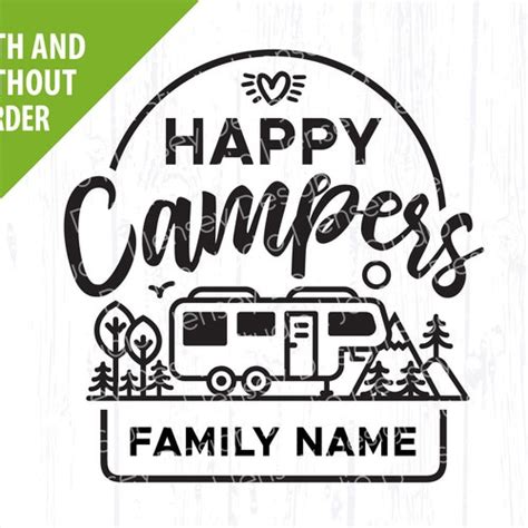 5th Wheel Camper Svg Fifth Wheel Camping Svg Travel Trailer Etsy