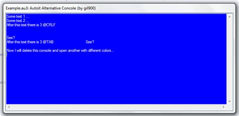 guiconsole create and write to alternative console enter inputs