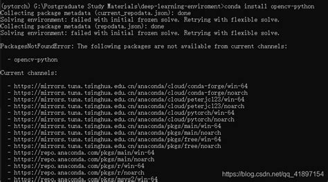 python中如何安装cv2（anaconda navigator下载安装cv2） 下载cv2 舒心远航的博客 csdn博客