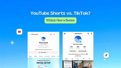 Youtube Shorts Vs Tiktok Which Ones Better Vista Social