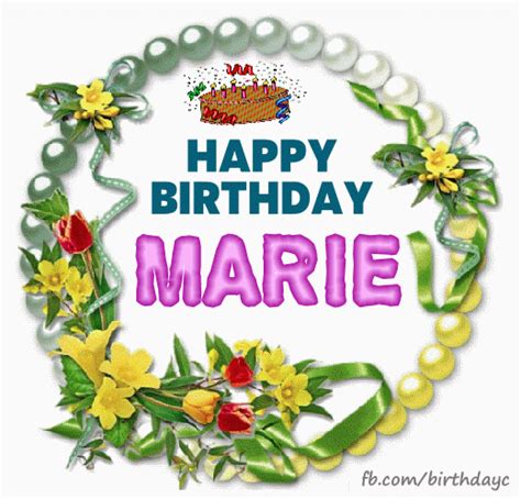Happy Birthday Marie  Birthday Greeting Birthday Kim