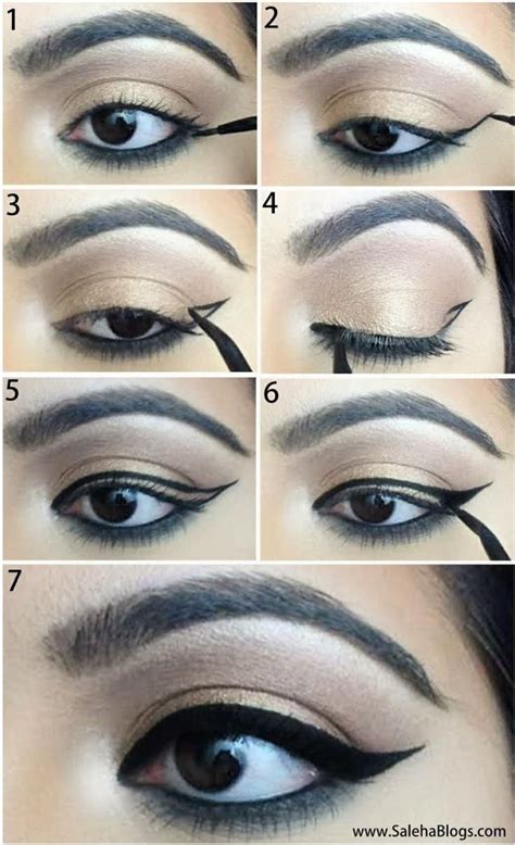 10 Easy Step By Step Eyeliner Tutorials For Beginners 4 Thick And