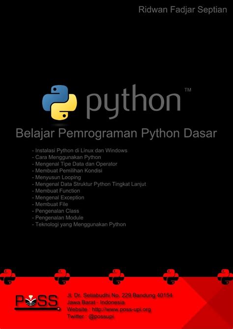 pemrograman python dasar