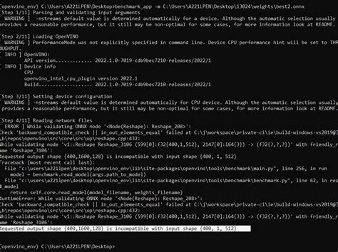 encountered reshape error when converting onnx model into ir · issue