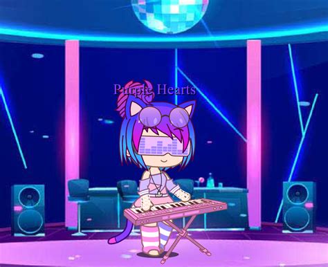 Purple Hearts Outfit Gacha Club By Greenmarta On Deviantart