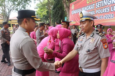 Selamat 16 Orang Personel Jajaran Polres Luwu Naik Pangkat Setingkat