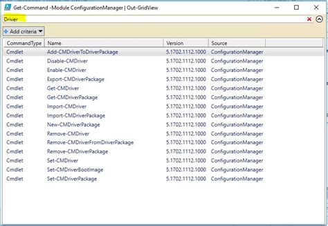 sccm configuration manager powershell cmdlets how to get cmdlet