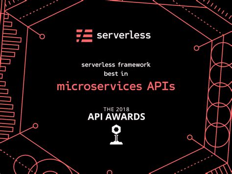 the serverless framework wins best microservices api at the api awards