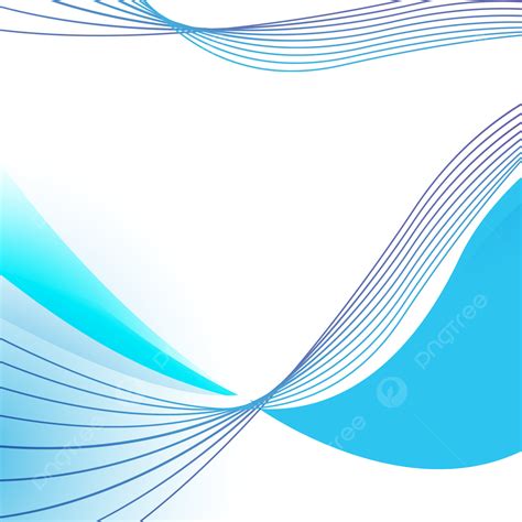 Latar Belakang Poster Garis Abstrak Gelombang Gradien Biru Latar