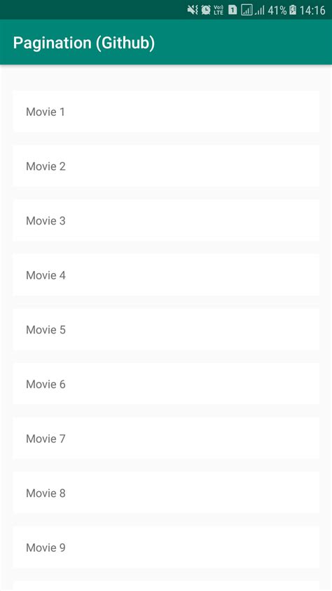 how to click on list item in pagination using recyclerview in android