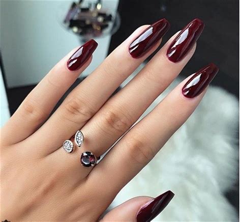 30 Majestic Burgundy Nail Art Designs The Best Gallery Fashonails