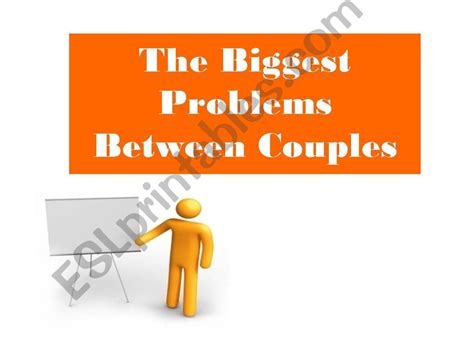 esl english powerpoints the problems between couples