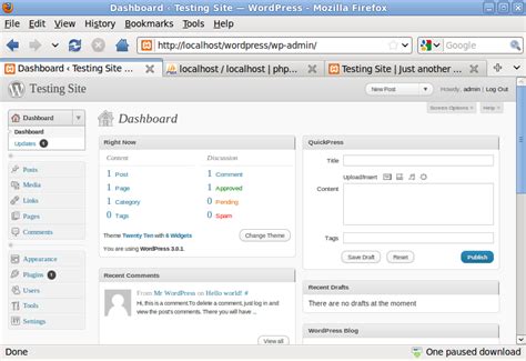 wordpress localhost tutorials