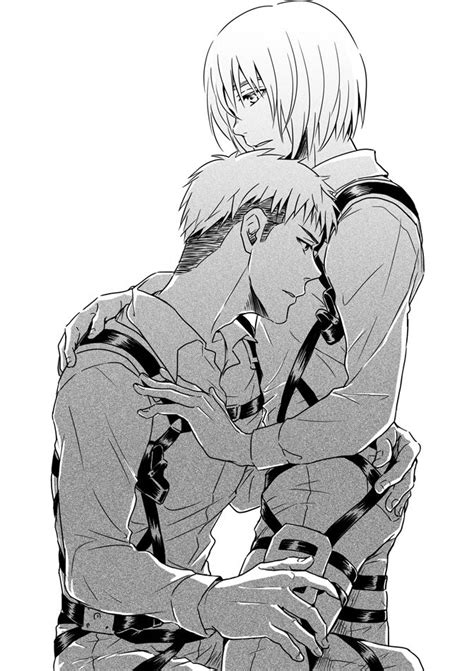 Jean Kirstein And Armin Arlert Jearmin Shingeki No Kyojin Attack On