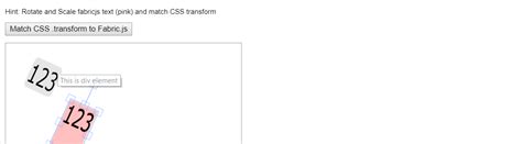 javascript how to get text object font size after modifying object