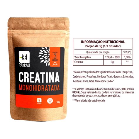 Creatina 300g Rakkau Bh Suplementos