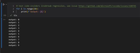 notebook stdout output renderer duplicates outputs and linebreaks not
