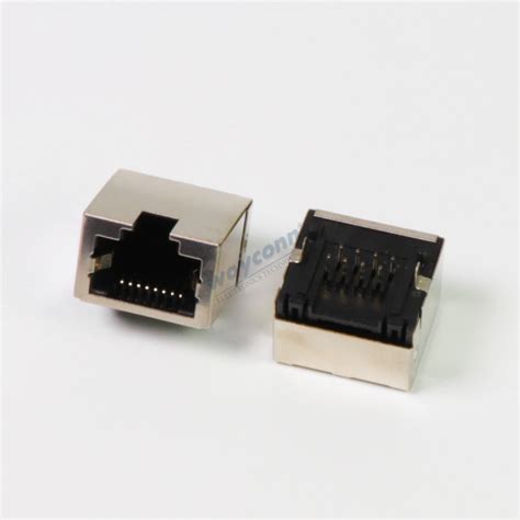 Side Entry 8p8c Shielded Ultra Low Profile Rj45 Connector