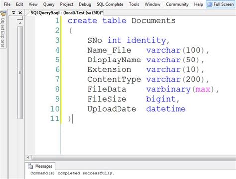 how to save pdf word and excel files into the database