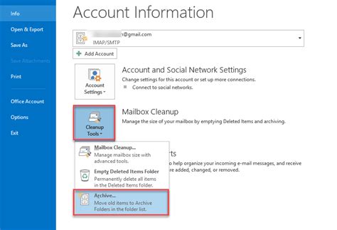 backup ost to pst in outlook 2016 2013 2010 4 archiving tips