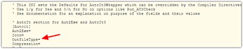 autoit3wrapper outfile type minor error in the documentation