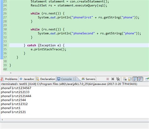 java using resultset multiple times not working as expected stack