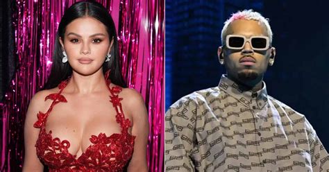 Selena Gomez And Chris Brown