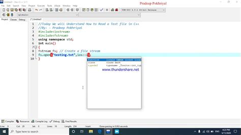 how to read and write to text file c tutorial visual