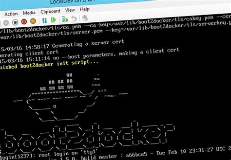 first look docker machine preview