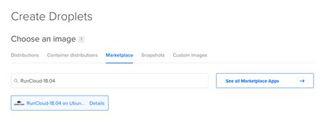 runcloud one click droplet is now available on