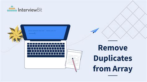 remove duplicates from array interviewbit