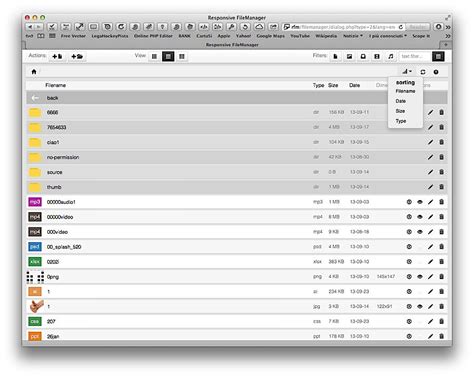 responsive filemanager 9 14 0 free open source php filemanager image