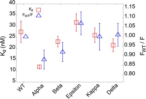 Binding Affinities Between Rbd Variants And Ace2 And Its Comparison