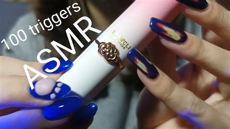Asmr 100 Triggers In 2 Minutes🤍 АСМР 100 ТРИГГЕРОВ ЗА 2 МИНУТЫ Youtube