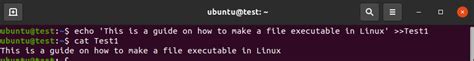 how to make a file executable in linux