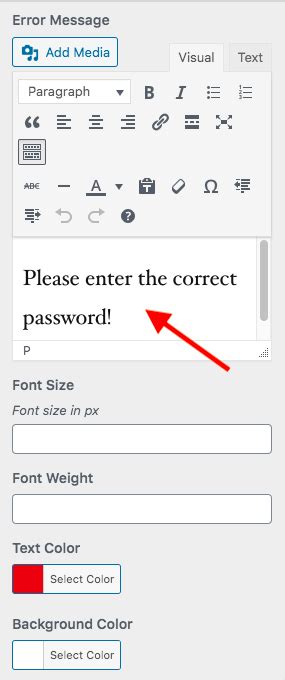 customize single password form with wordpress customizer ppwp pro