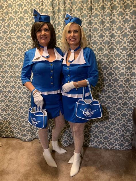 Sexy Retro Stewardess Womens Costume Flight Attendant Costumes