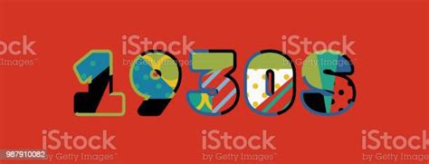 1930 年代のコンセプト ワード アートの図 1930年のベクターアート素材や画像を多数ご用意 1930年 1930～1939年
