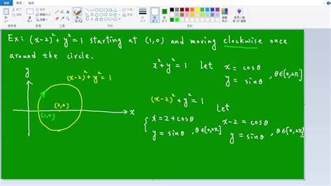 10 1 Parametrizations Of Plane Curves And 10 2 Calculus With Parametric