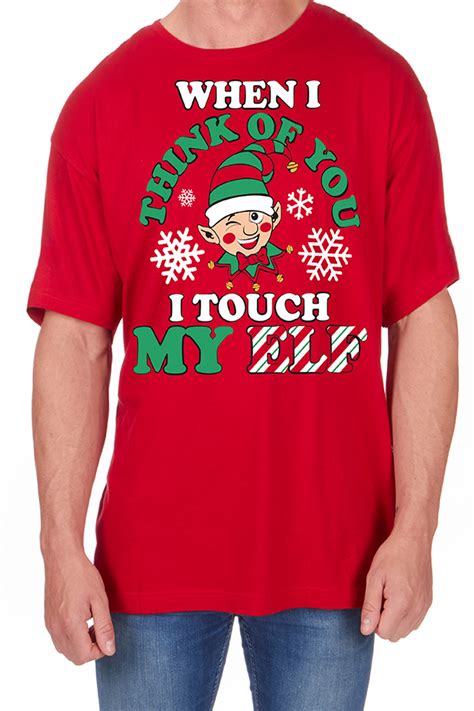 Adults Novelty Xmas Print T Shirt Christmas Explicit Festive Funny Rude