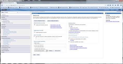 how do i enable websphere application server administrative security on