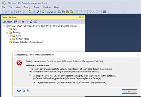 solved report server database version not accepted in sql upgrade