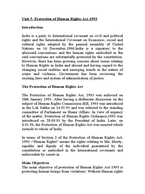 Protection Of Human Rights Act 1993 Pdf Human Rights Complaint