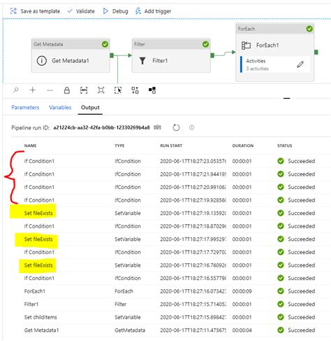azure data factory copy data if a certain file exists