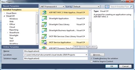 how to create and consume wcf services